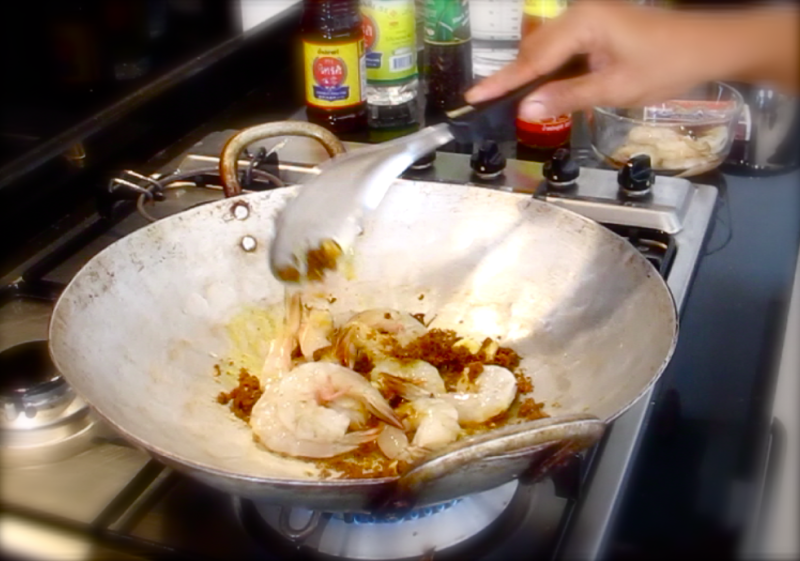 ~Stir-fried Spicy Stink Beans with Prawns Phuket Style Recipe~ | Pranee ...