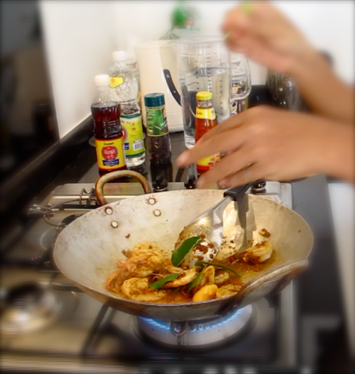 ~Stir-fried Spicy Stink Beans with Prawns Phuket Style Recipe~ | Pranee ...