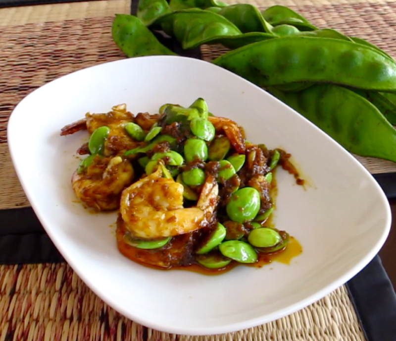 ~Stir-fried Spicy Stink Beans with Prawns Phuket Style Recipe~ | Pranee ...