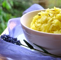 ~Lavender-Turmeric Scented Jasmine Rice Recipe for 30 people~ | Pranee ...
