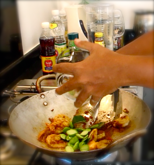 ~Stir-fried Spicy Stink Beans with Prawns Phuket Style Recipe~ | Pranee ...